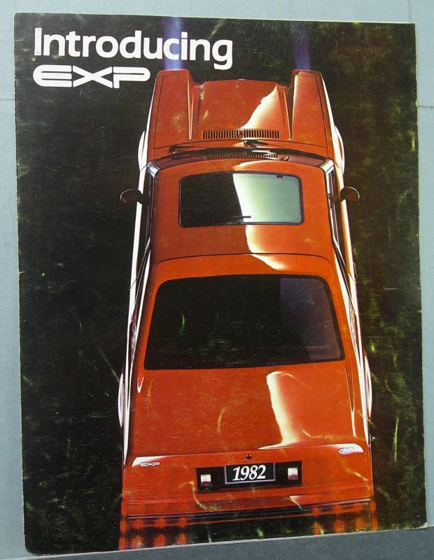 1982 Ford EXP Sales Folder | Merrick Auto Museum