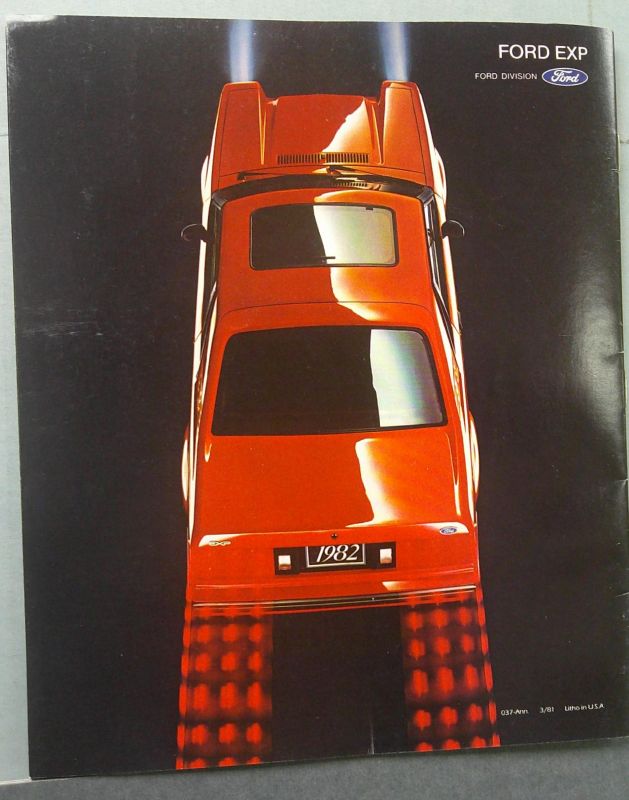 1982 Ford EXP Sales Catalog | Merrick Auto Museum
