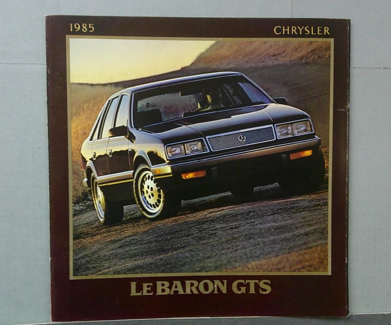 1985 Chrysler Le Baron GTS Sales Catalog | Merrick Auto Museum