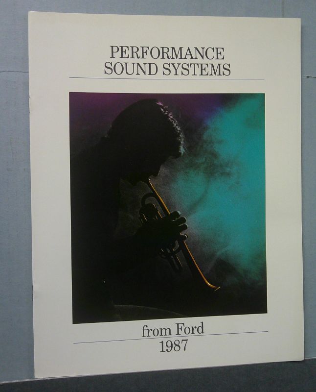 1987 Ford Sound System Sales Catalog | Merrick Auto Museum