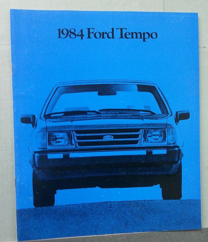 1984 Ford Tempo Sales Catalog | Merrick Auto Museum