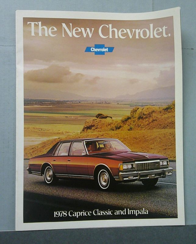 1978 Chevrolet Caprice Classic and Impala Sales Catalog | Merrick Auto ...