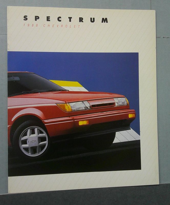 1988 Chevrolet Spectrum Sales Catalog | Merrick Auto Museum