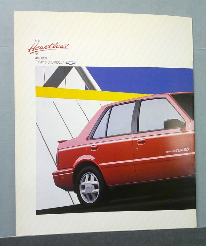 1988 Chevrolet Spectrum Sales Catalog | Merrick Auto Museum