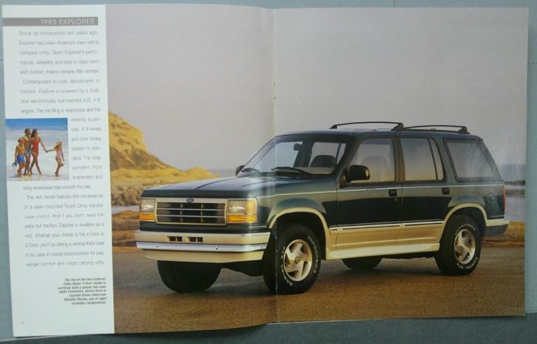1993 Ford Explorer Sales Catalog | Merrick Auto Museum