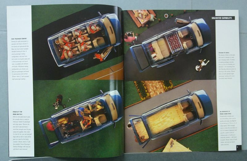 1998 Chevrolet Astro Van Sales Catalog | Merrick Auto Museum
