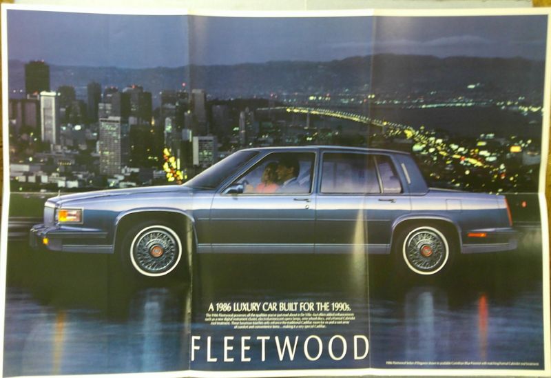 1986 Cadillac Deville/Fleetwood Sales Folder | Merrick Auto Museum