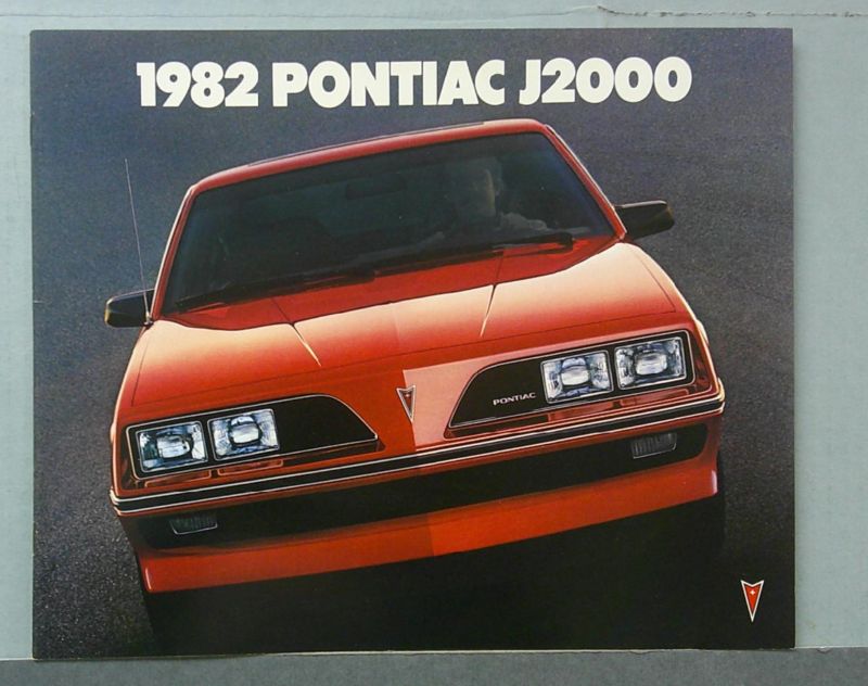 1982 Pontiac J2000 Sales Catalog | Merrick Auto Museum