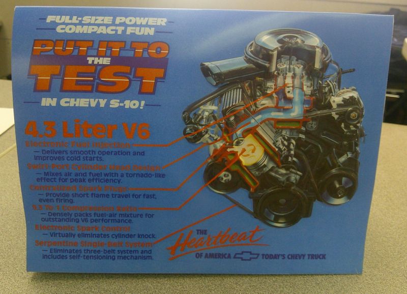 1983 Chevrolet Tactile Engine Pop-out | Merrick Auto Museum