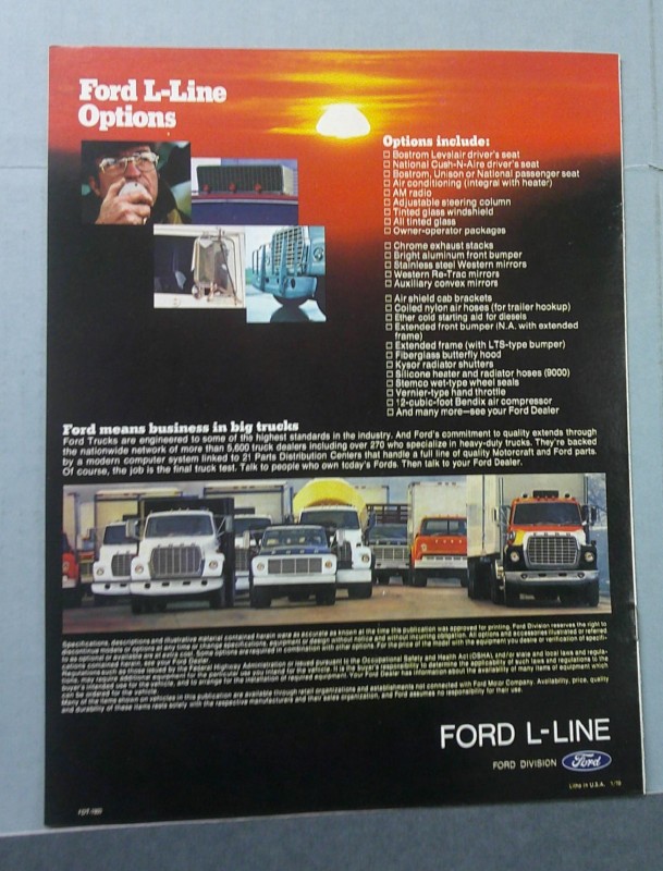 1979 Ford L-Line Sales Catalog | Merrick Auto Museum