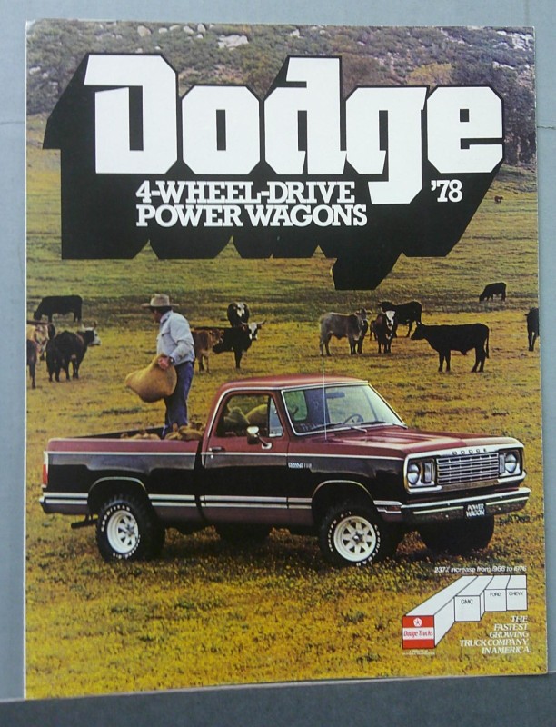 1978 Dodge 4-Wheel Drive Power Wagons Sales Folder | Merrick Auto Museum