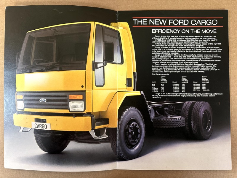 1981 Ford Cargo, Sales Catalog | Merrick Auto Museum