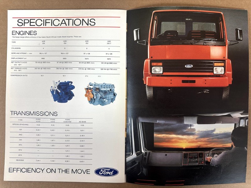 1981 Ford Cargo, Sales Catalog | Merrick Auto Museum