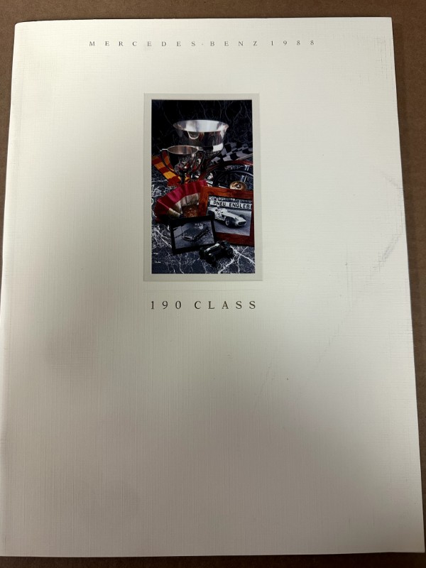 1988 Mercedes Benz 190 Class, Sales Catalog | Merrick Auto Museum