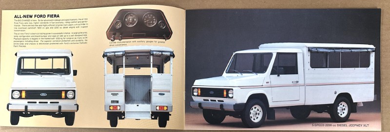 1982 Ford Fiera, Sales Catalog | Merrick Auto Museum