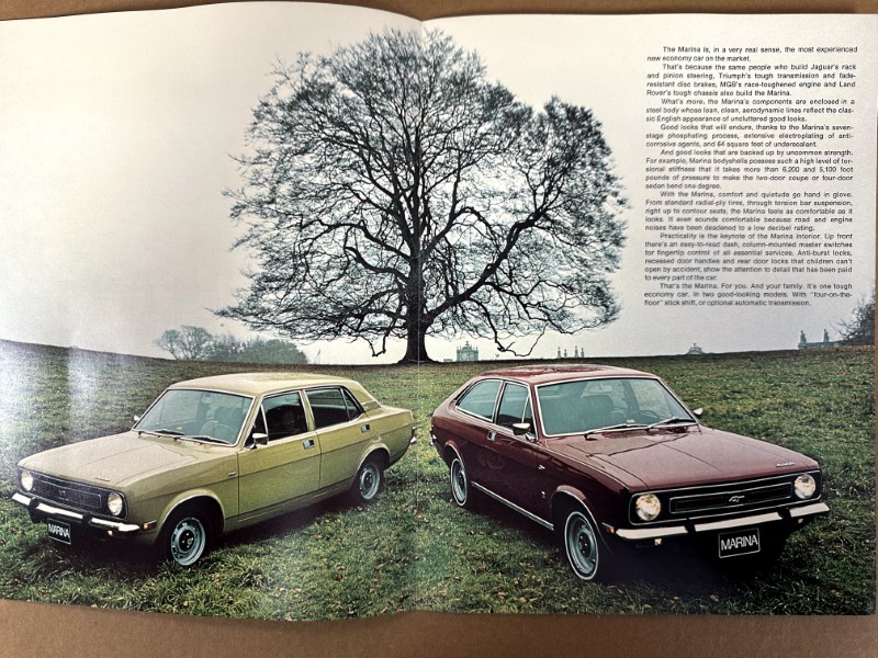 1973 Austin Marina, Sales Catalog | Merrick Auto Museum