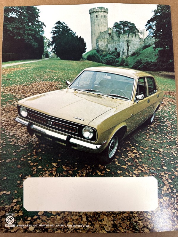 1973 Austin Marina, Sales Catalog | Merrick Auto Museum