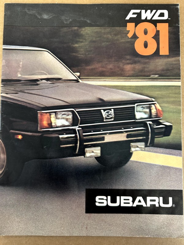 1981 Subaru FWD, Sales Catalog | Merrick Auto Museum