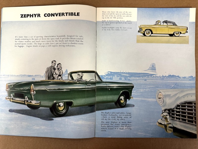 1960 Ford Zephyr, Sales Catalog | Merrick Auto Museum