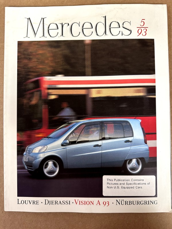 1993 Mercedes Benz Magazine | Merrick Auto Museum