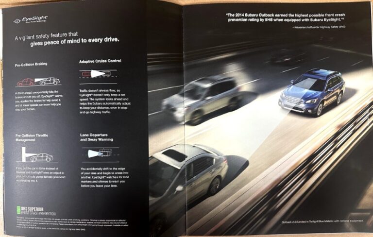 2015 Subaru Outback, Sales Catalog | Merrick Auto Museum