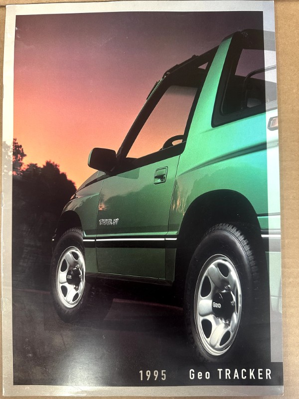 1995 GM Geo Tracker, Sales Catalog | Merrick Auto Museum