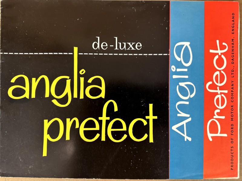 1959 Ford De Luxe Anglia and Prefect, Sales Catalog | Merrick Auto Museum